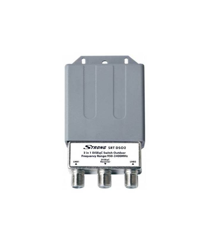Commutateur DISEQC 2/1 - STRONG - 2 entrées 1 Sortie haute isolation
