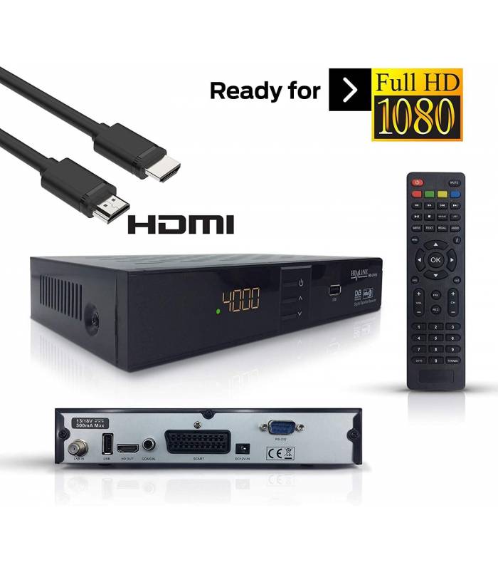 HD-Line | HD-310 Digitaler Satelliten Receiver — HD FTA USB DVB-S2 HDMI DVB-S SCAR T - BFSAT
